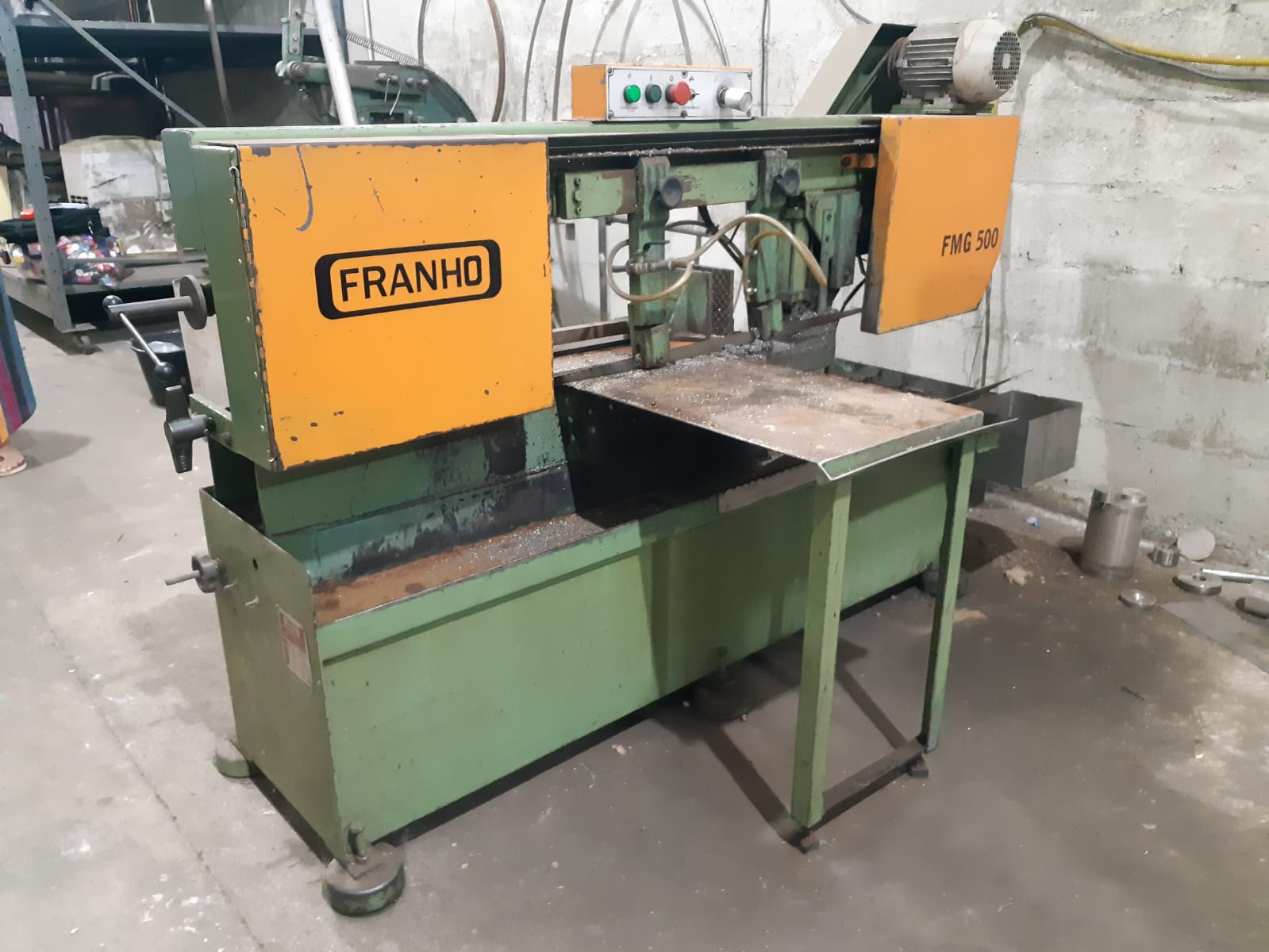 SERRA DE FITA HORIZONTAL FRANHO FMG-500 | Operatrix