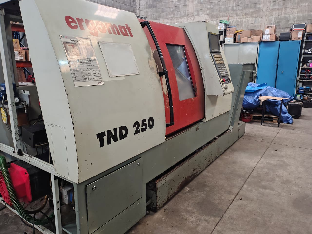 TORNO CNC AUTOMÁTICO ERGOMAT TND250 -ANO 2008 | Operatrix