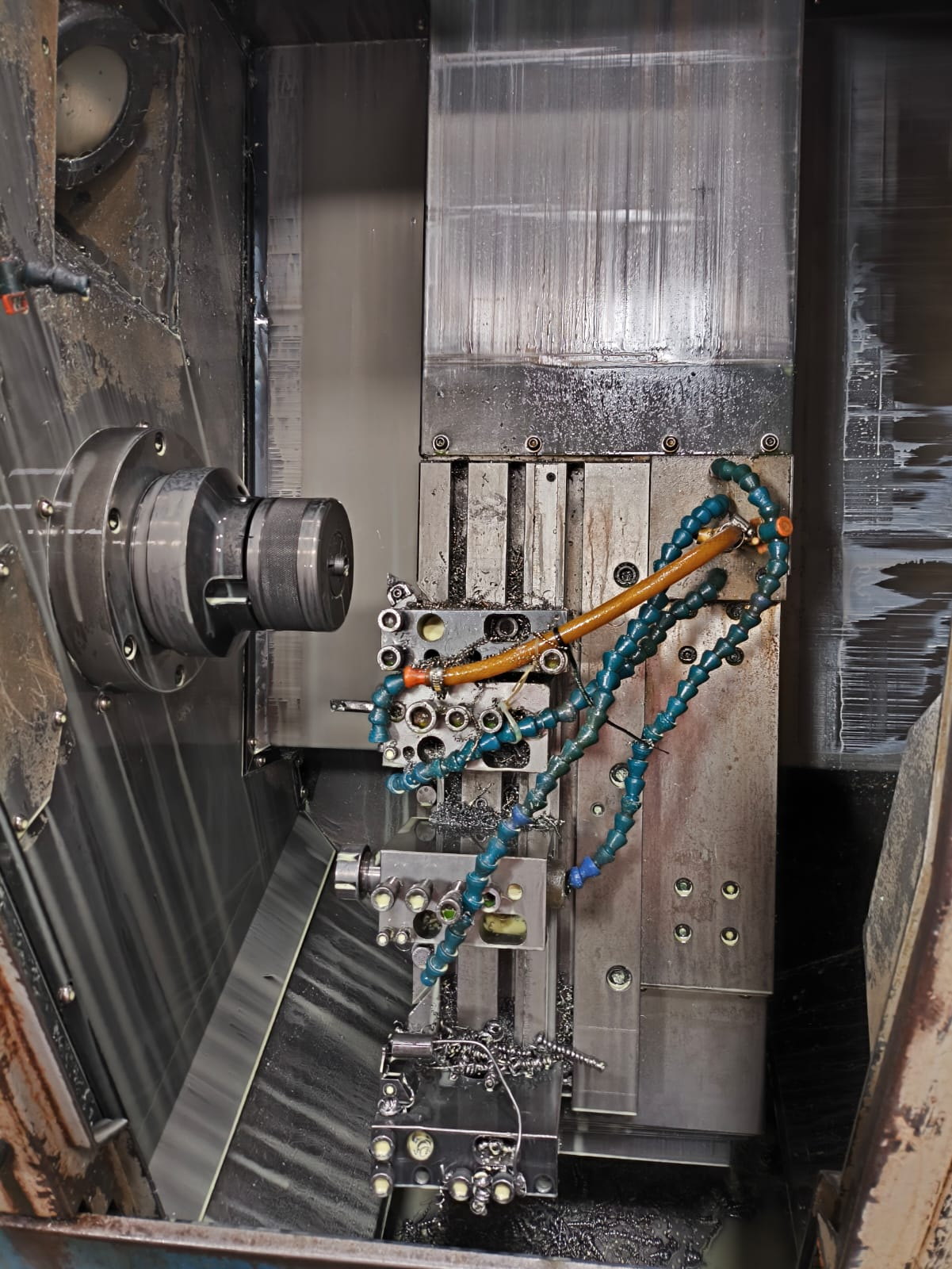 CENTRO DE TORNEAMENTO DAEWOO PUMA 160 - GANG - COMANDO FANUC | Operatrix